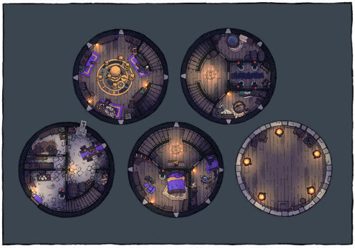 The Furniture Map Assets Pack | Maps & Assets by 2-Minute Tabletop