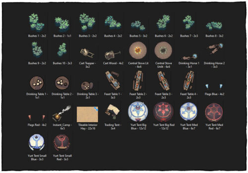 The Nomadic Camp Battle Map | 2-Minute Tabletop