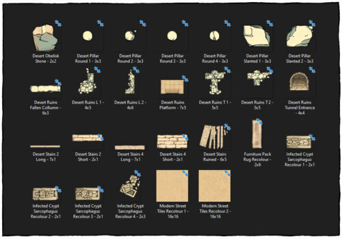 The Ancient Desert Temple Battle Map | 2-Minute Tabletop