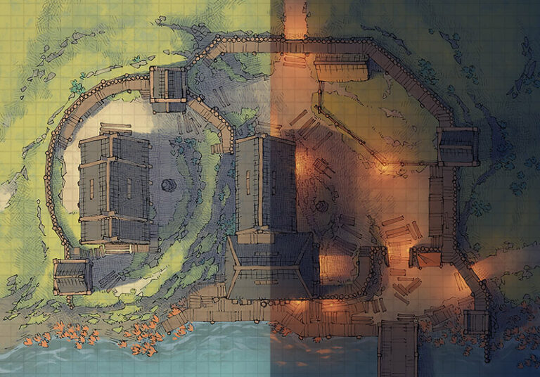 The River Fort Pack | Maps & Assets by 2-Minute Tabletop