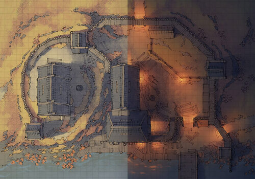 The River Fort Pack | Maps & Assets by 2-Minute Tabletop