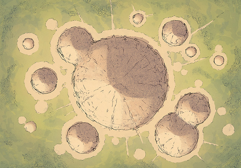 The Fallen Star Pack | Maps & Assets by 2-Minute Tabletop