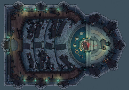 The Wizarding School Classroom Pack | Maps & Assets by 2-Minute Tabletop