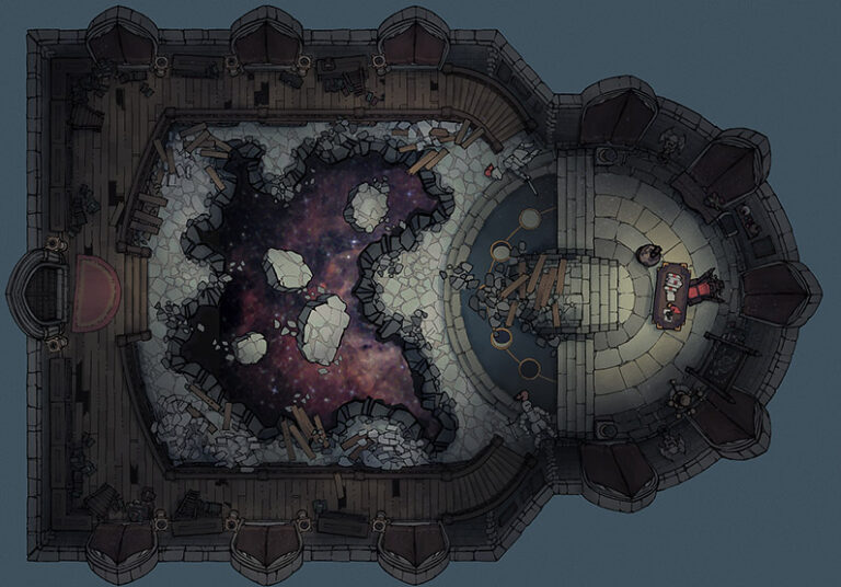 The Wizarding School Classroom Pack | Maps & Assets by 2-Minute Tabletop