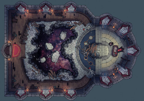 The Wizarding School Classroom Pack | Maps & Assets by 2-Minute Tabletop