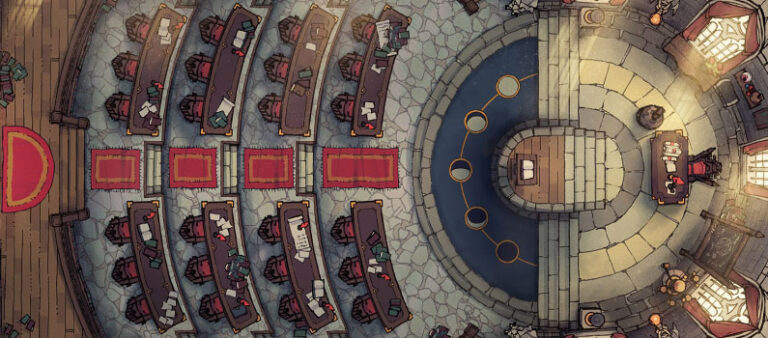 Dungeon Jail Battle Map – An Underground Prison by 2-Minute Tabletop