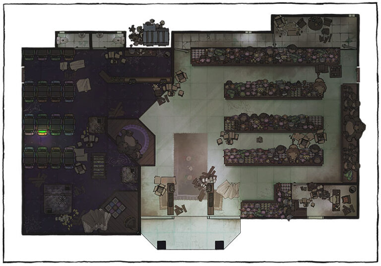 The Arcade Center Pack | Maps & Assets by 2-Minute Tabletop