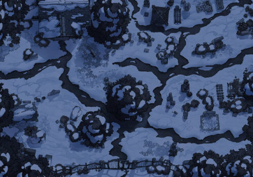 The Haunted Graveyard Pack | Maps & Assets by 2-Minute Tabletop