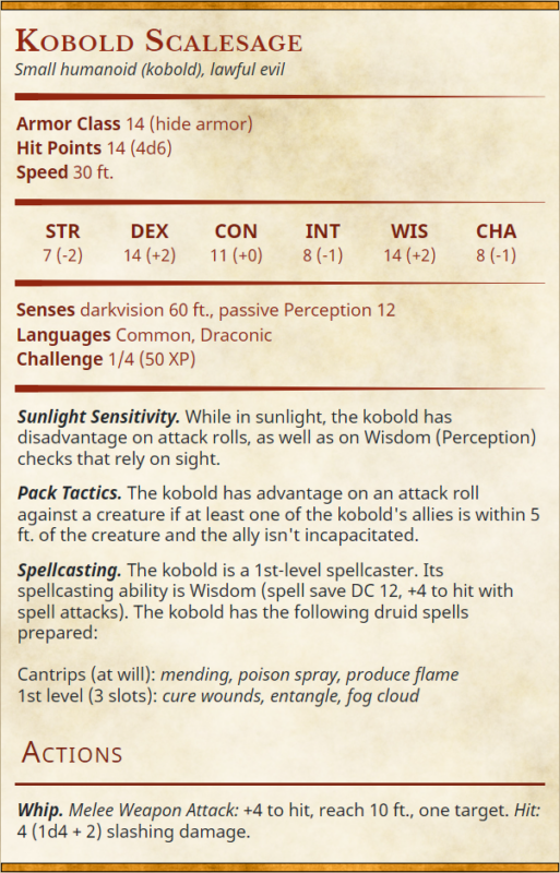 A Vault of Traps and Scales - Kobold Dungeon Encounter for D&D 5E | 2 ...