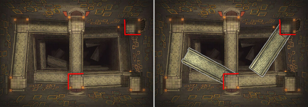 The Wizarding School Grand Staircase battle map by 2-Minute Tabletop