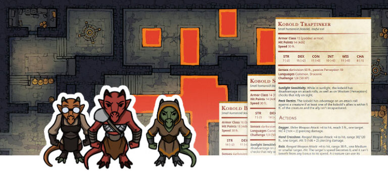 A Vault of Traps and Scales - Kobold Dungeon Encounter for D&D 5E | 2 ... A Vault of Traps and Scales - Kobold Dungeon Encounter for D&D 5E | 2 ...