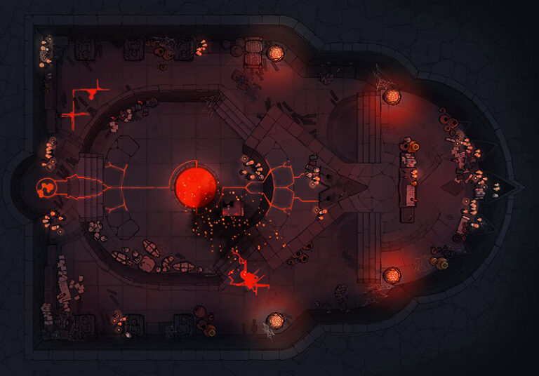 The Ancient Desert Ritual Room Pack by 2-Minute Tabletop