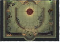 The Ancient Desert Ritual Room battle map by 2-Minute Tabletop
