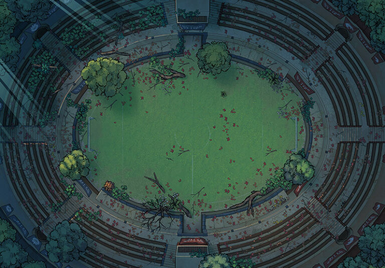 The Fantasy Stadium Pack | Maps & Assets by 2-Minute Tabletop