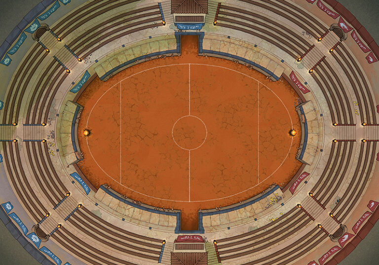 The Fantasy Stadium Pack | Maps & Assets by 2-Minute Tabletop