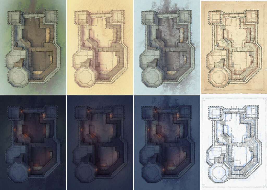 Fort Foul Luck – Castle Battle Map | 2-Minute Tabletop