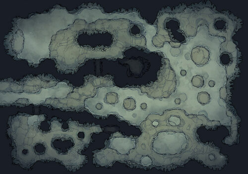 The Acid Cave Pack | Maps & Assets by 2-Minute Tabletop