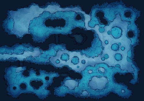 The Acid Cave Pack | Maps & Assets by 2-Minute Tabletop