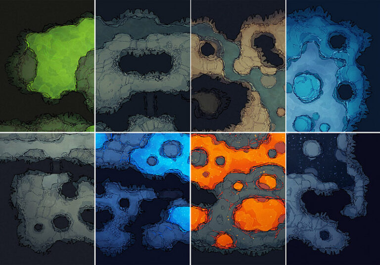 The Acid Cave Map | 2-Minute Tabletop