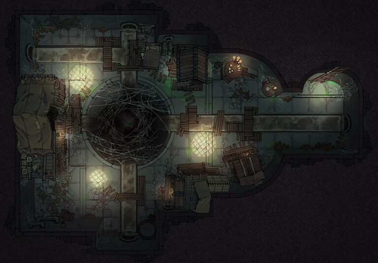 The Sewer Hideout Pack | Maps & Assets by 2-Minute Tabletop