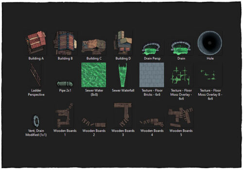 The Sewer Hideout Battle Map | 2-Minute Tabletop