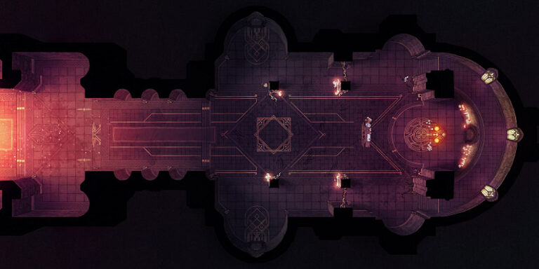 The Dwarven Throne Room Pack | Battle Map by 2-Minute Tabletop