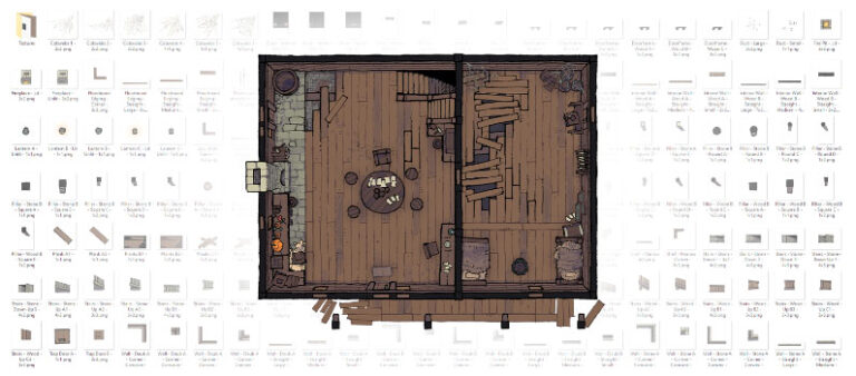 The Medieval Building Map Assets | 2-Minute Tabletop