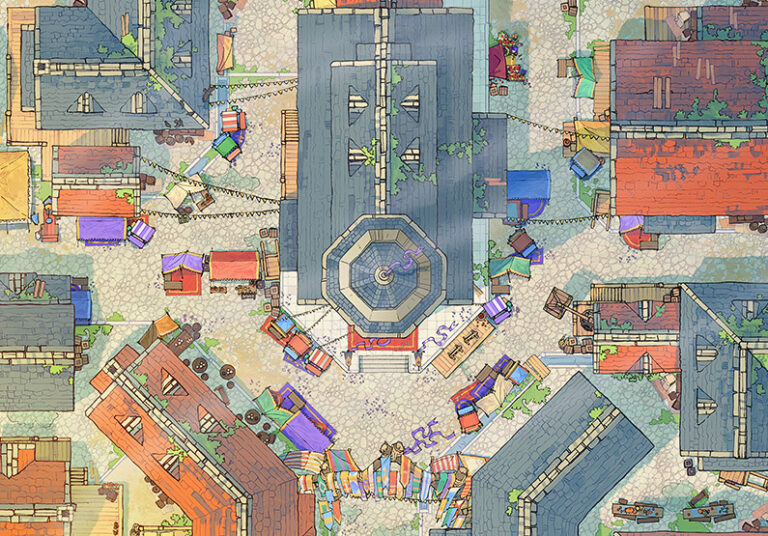 The Medieval City Center Pack | 2-Minute Tabletop