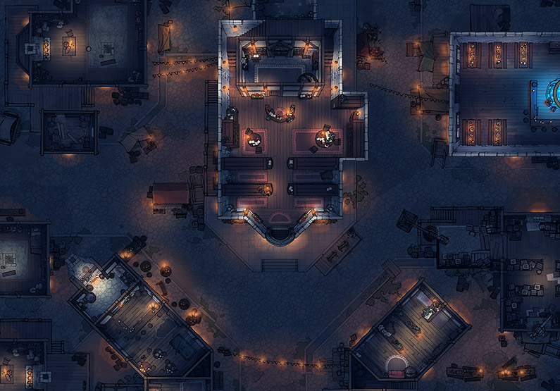 The Medieval City Center Pack | 2-Minute Tabletop