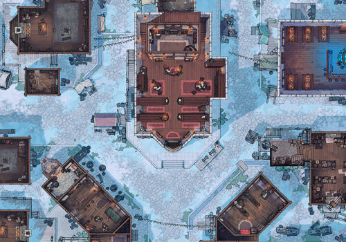 The Medieval City Center Pack | 2-Minute Tabletop