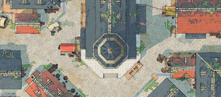 Defiance Bay City Map by Nimbus | 2-Minute Tabletop Community Gallery