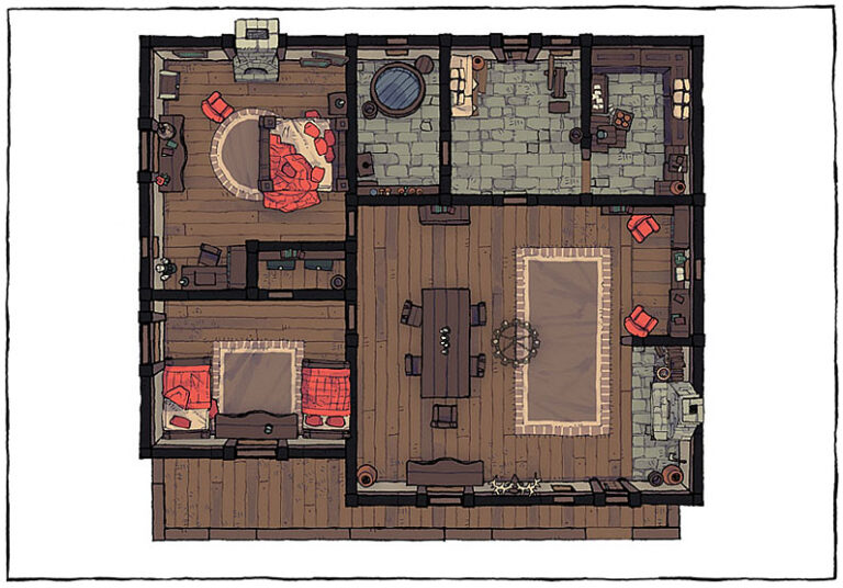 The Medieval Building Map Assets Pack | 2-Minute Tabletop