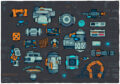 The Sci-Fi Industrial Interiors | Map Tiles by 2-Minute Tabletop