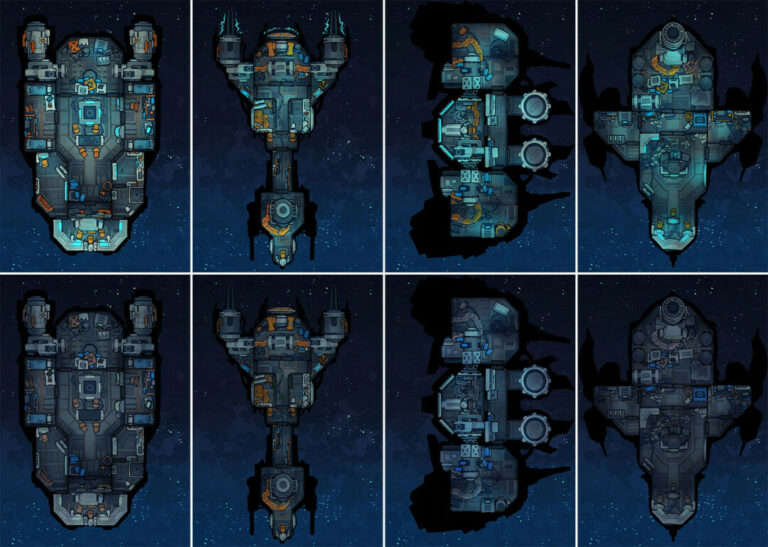 The Sci-Fi Map Assets Pack | Maps & Assets by 2-Minute Tabletop