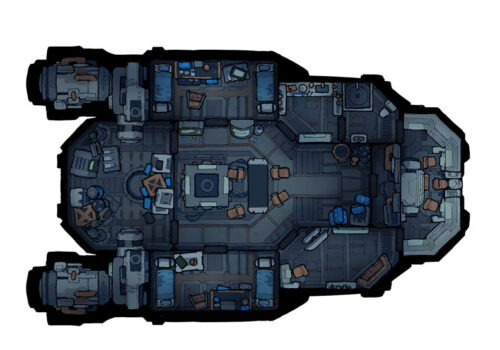 The Sci-Fi Map Assets Pack | Maps & Assets by 2-Minute Tabletop