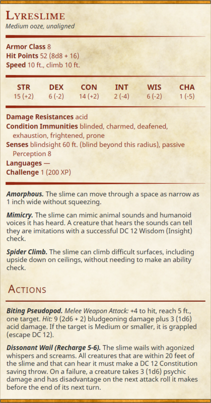 Medley of Deadly Jelly - Spooky Slime Encounter for D&D 5e