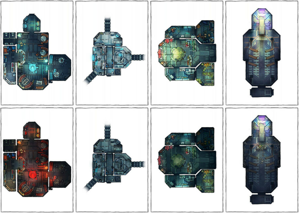 The Sci-Fi Industrial Interiors Pack | 2-Minute Tabletop