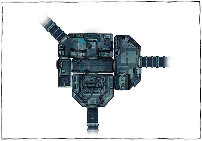 The Sci-Fi Industrial Interiors Pack | 2-Minute Tabletop