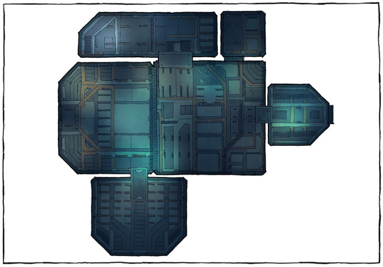 The Sci-Fi Industrial Interiors Pack | 2-Minute Tabletop