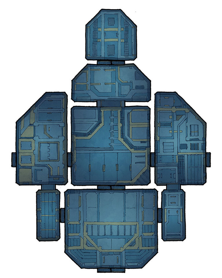 The Sci-Fi Industrial Interiors | Map Tiles by 2-Minute Tabletop The Sci-Fi Industrial Interiors | Map Tiles by 2-Minute Tabletop