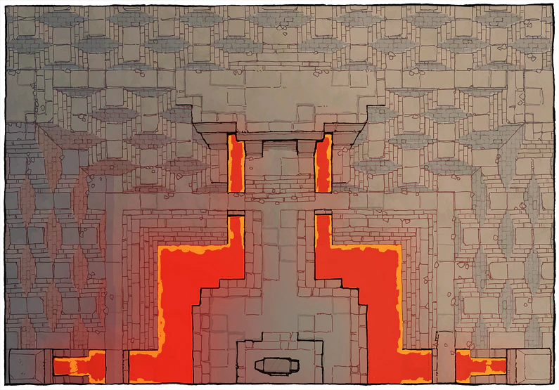 Arena of Earth - Magma Forge - Day - 32x42 - Cropped | 2-Minute Tabletop Arena of Earth - Magma Forge - Day - 32x42 - Cropped | 2-Minute Tabletop