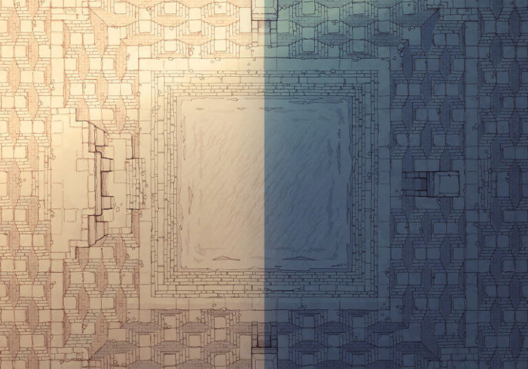 Arena of Earth battle map - Main preview | 2-Minute Tabletop