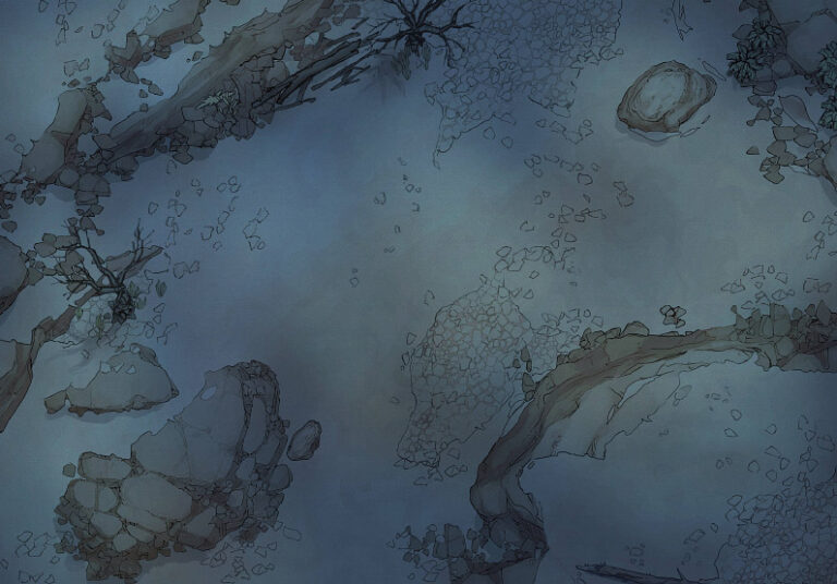 The Rocky Desert Battle Map | 2-Minute Tabletop