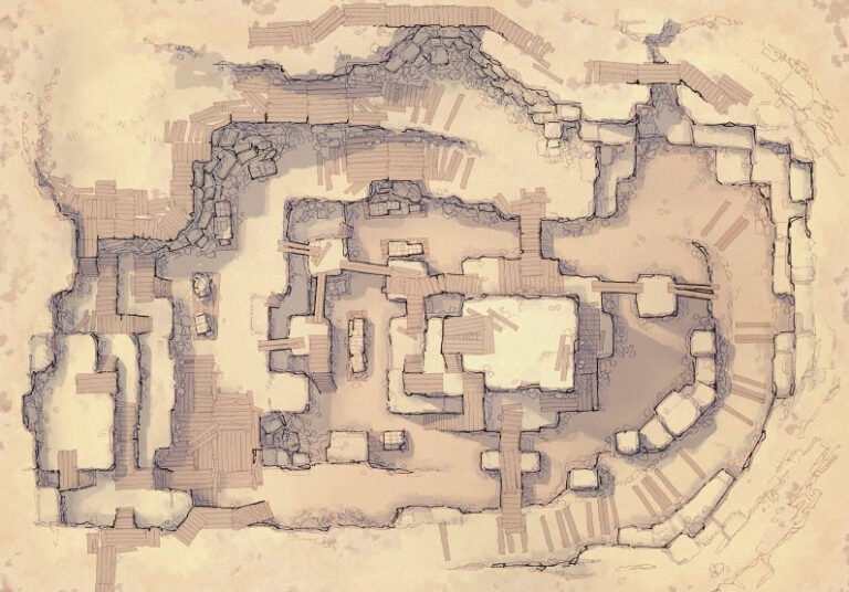 The Stone Quarry Pack | Maps & Assets by 2-Minute Tabletop