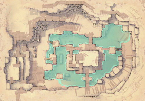 The Stone Quarry Pack | Maps & Assets by 2-Minute Tabletop