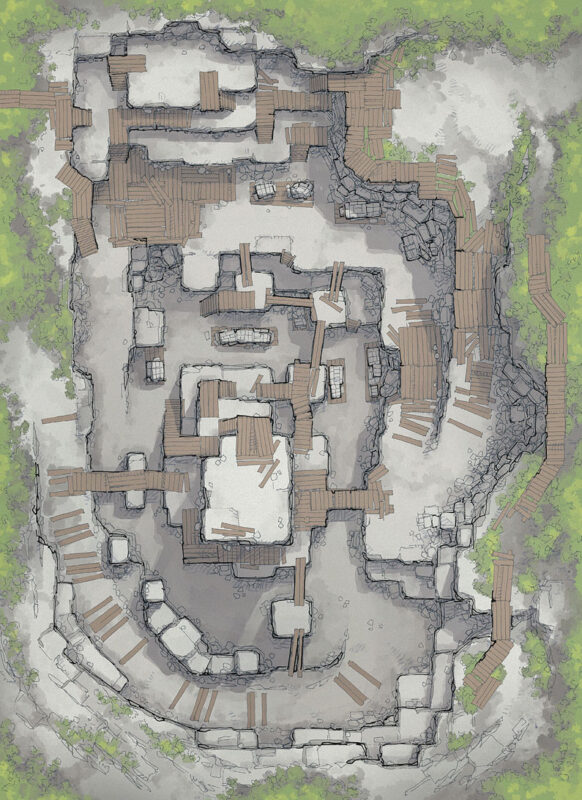 The Stone Quarry Battle Map | 2-Minute Tabletop