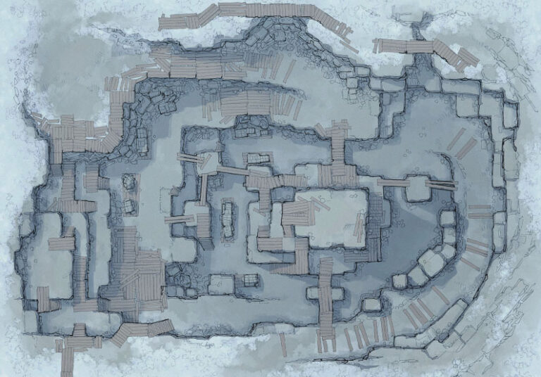 The Stone Quarry Pack | Maps & Assets by 2-Minute Tabletop