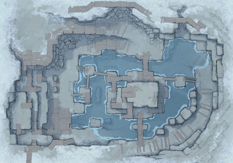 The Stone Quarry Pack | Maps & Assets by 2-Minute Tabletop