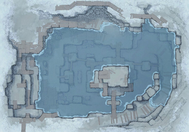 The Stone Quarry Pack | Maps & Assets by 2-Minute Tabletop