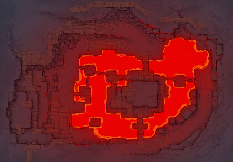 The Stone Quarry Battle Map | 2-Minute Tabletop